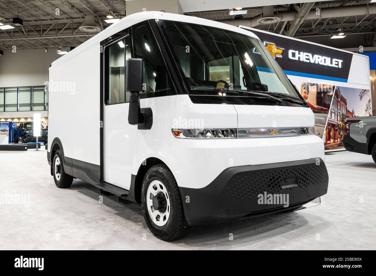 Washington, United States. 31st Jan, 2025. A 2025 Chevrolet BrightDrop ...