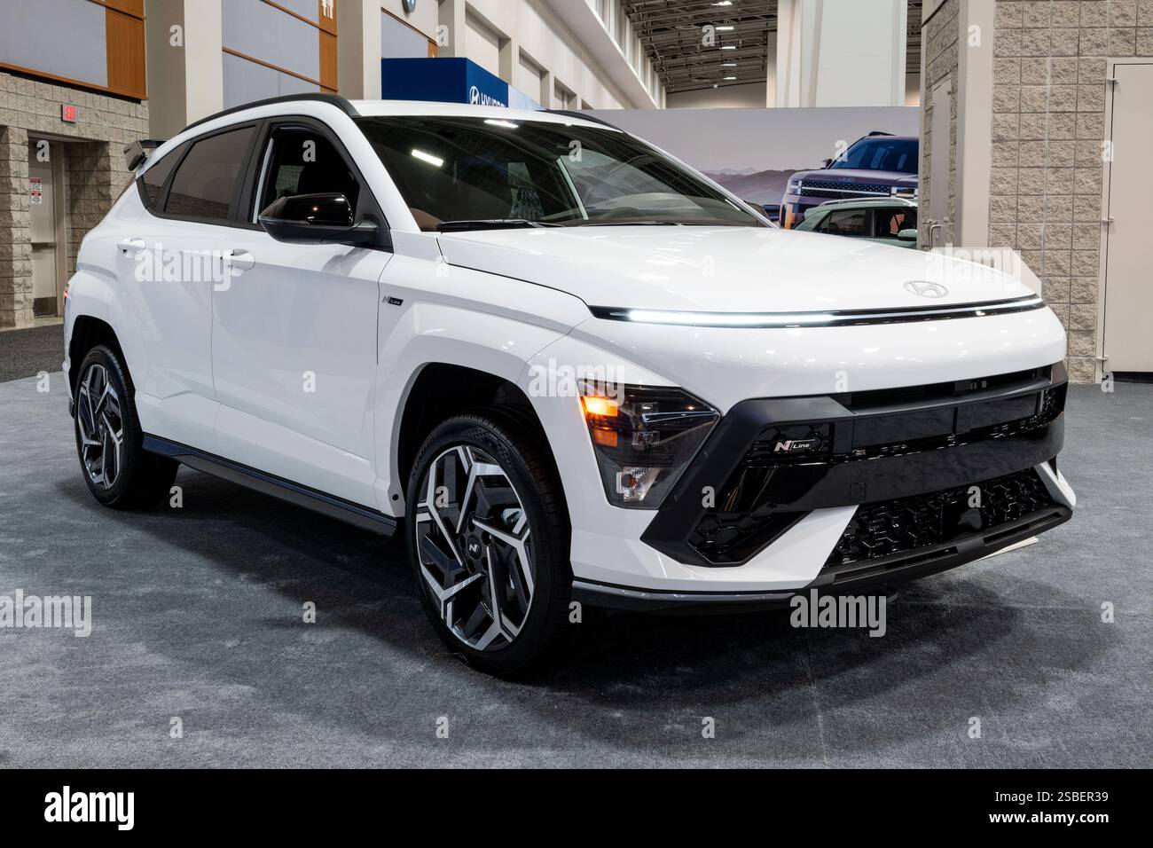 Washington, United States. 31st Jan, 2025. A 2025 Hyundai Kona N Line S ...