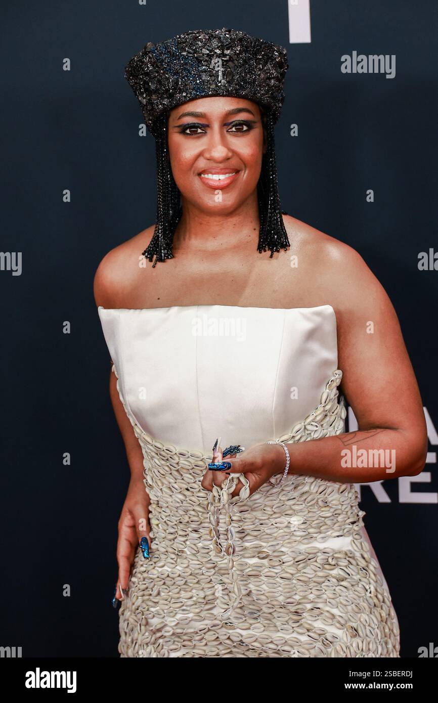 Los Angeles, USA. 02nd Feb, 2025. Rapsody walking on the red carpet ...