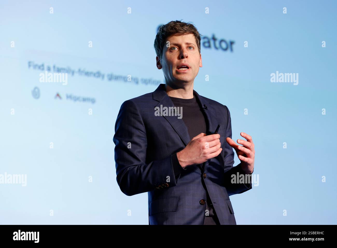 Tokyo, Japan. 3rd Feb, 2025. Sam Altman CEO of OpenAI speaks during a ...