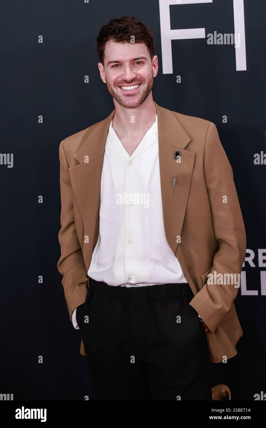 Los Angeles, USA. 02nd Feb, 2025. Jonathan Tilkin walking on the red ...