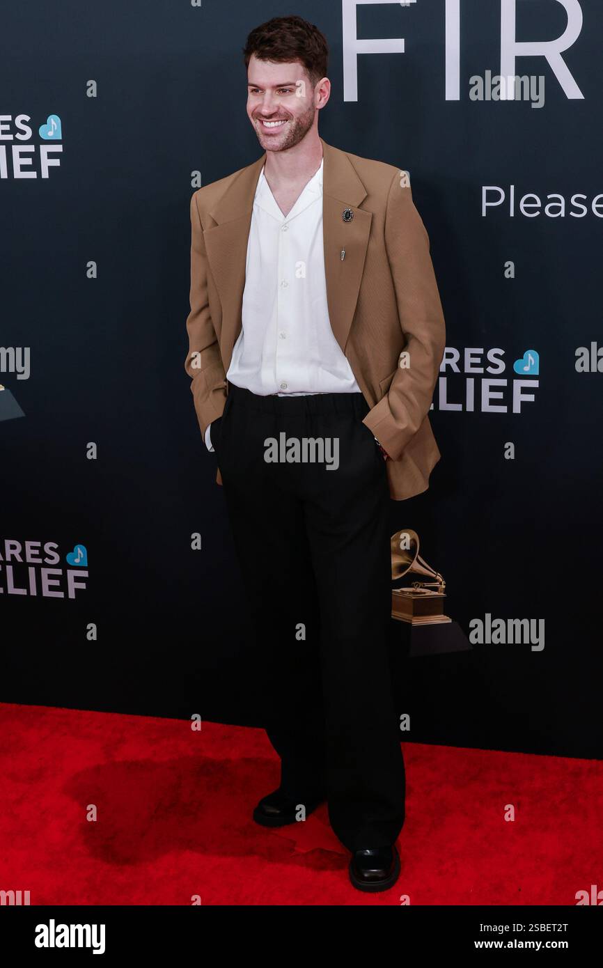 Los Angeles, USA. 02nd Feb, 2025. Jonathan Tilkin walking on the red carpet during the 67th ...