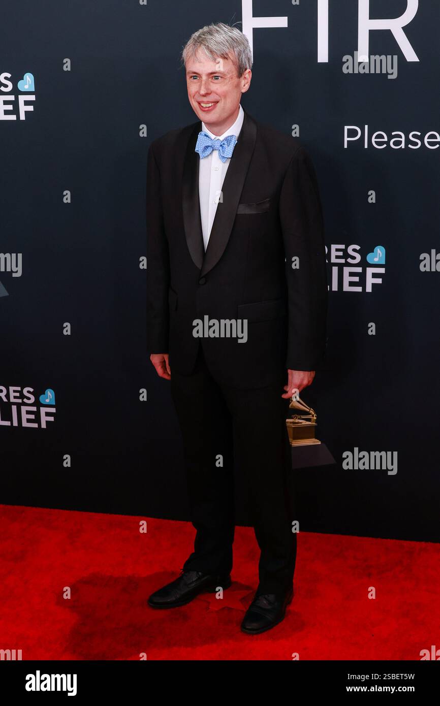 Los Angeles, USA. 02nd Feb, 2025. Matthew Guard walking on the red ...