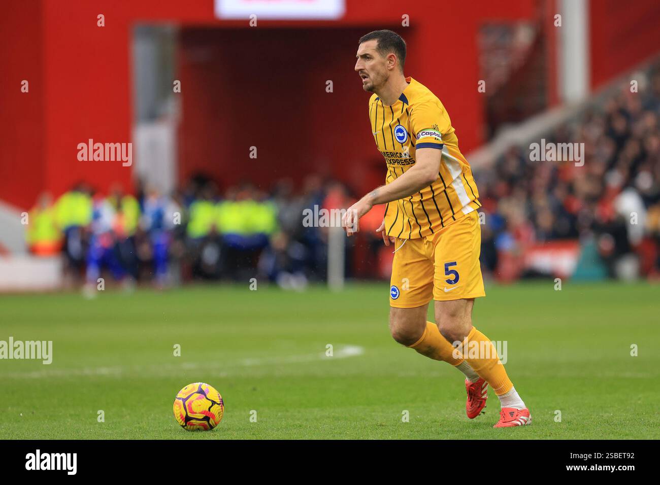 Lewis Dunk of Brighton during the English championship Premier League ...