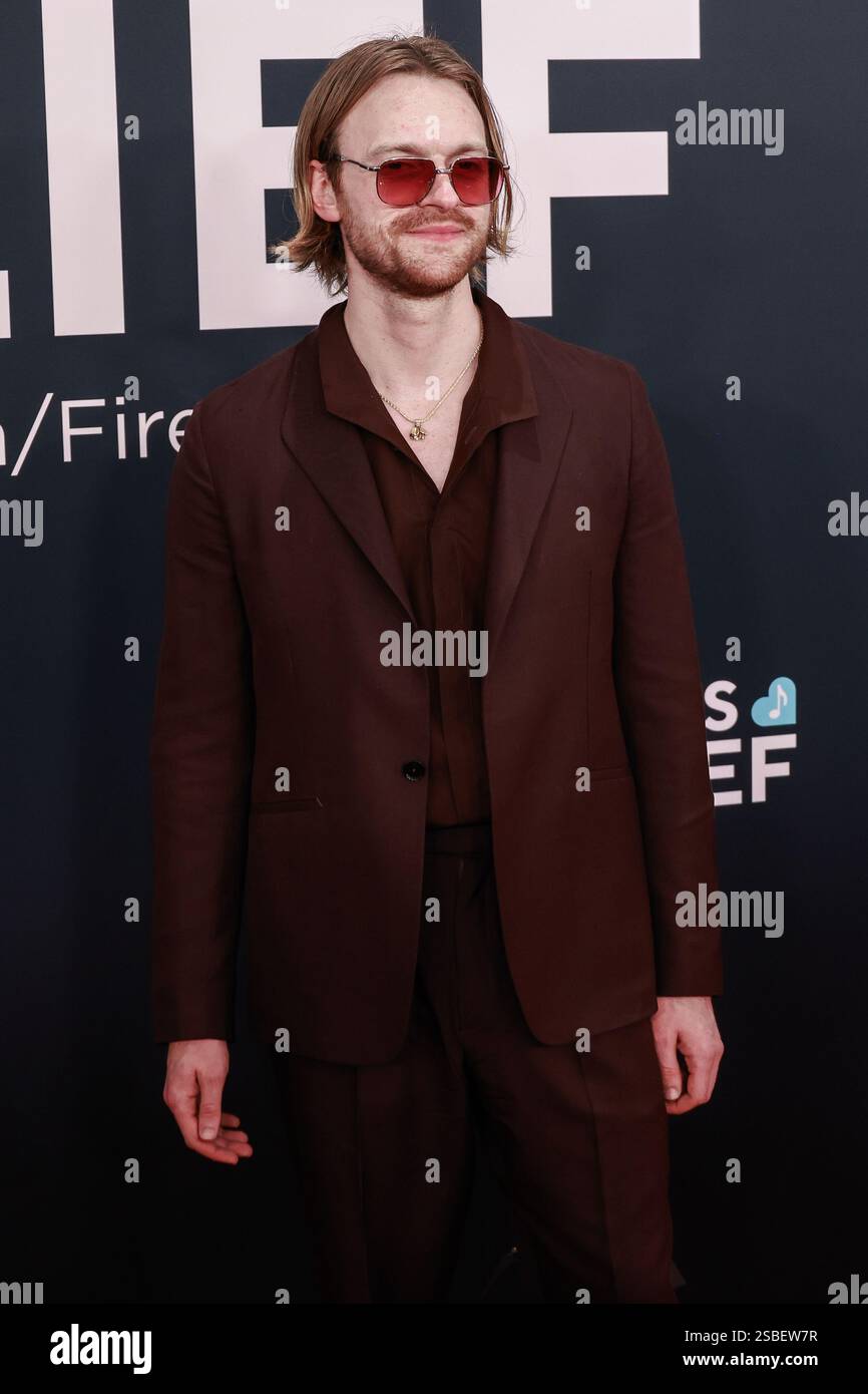 Los Angeles, USA. 02nd Feb, 2025. FINNEAS walking on the red carpet ...