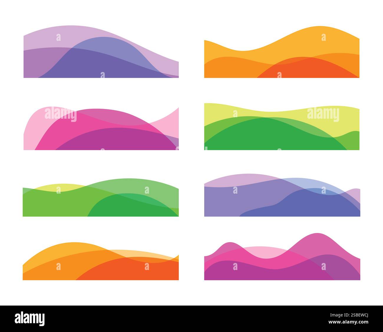Wavy lines banner Stock Vector Images - Alamy