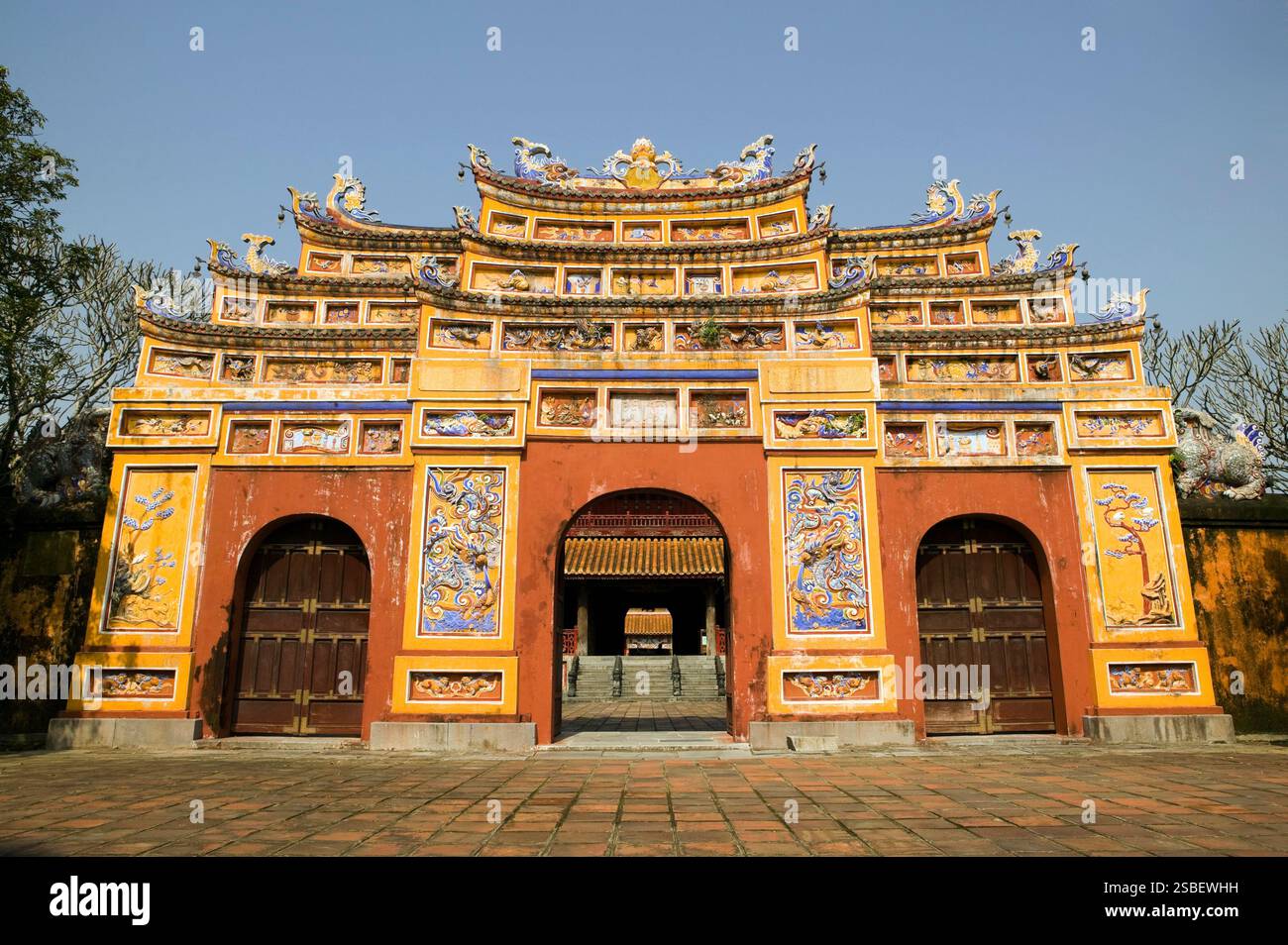 The Mieu, also called The To Mieu is a Confucian royal ancestral shrine ...