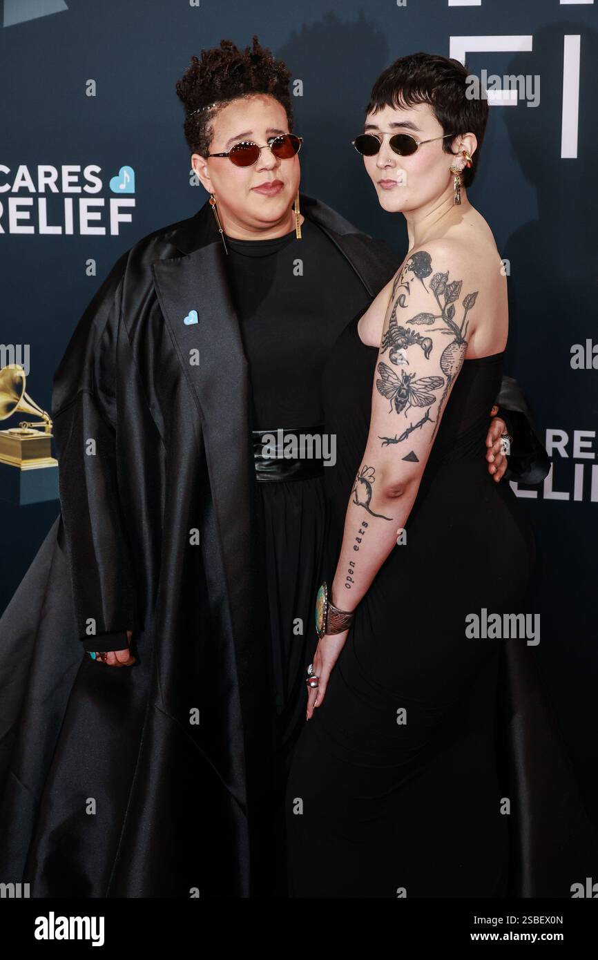Los Angeles, USA. 02nd Feb, 2025. Brittany Howard and Anna-Maria ...