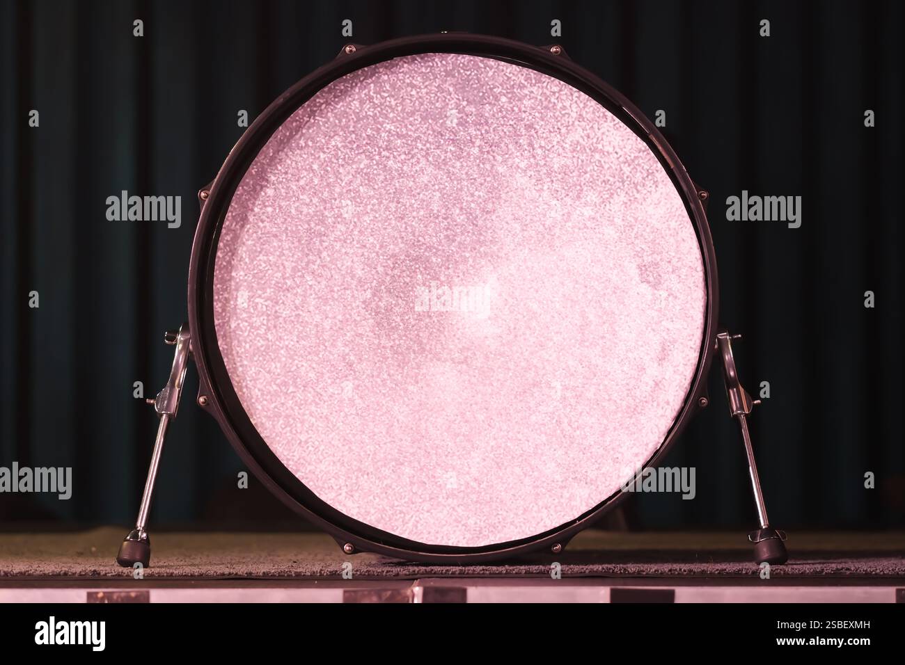 Bass drum of a drum set Stock Photo - Alamy
