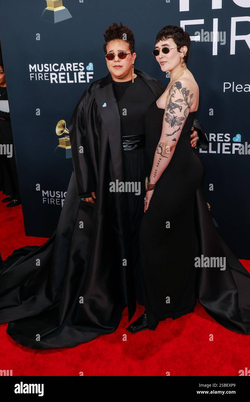 Los Angeles, USA. 02nd Feb, 2025. Brittany Howard and Anna-Maria ...