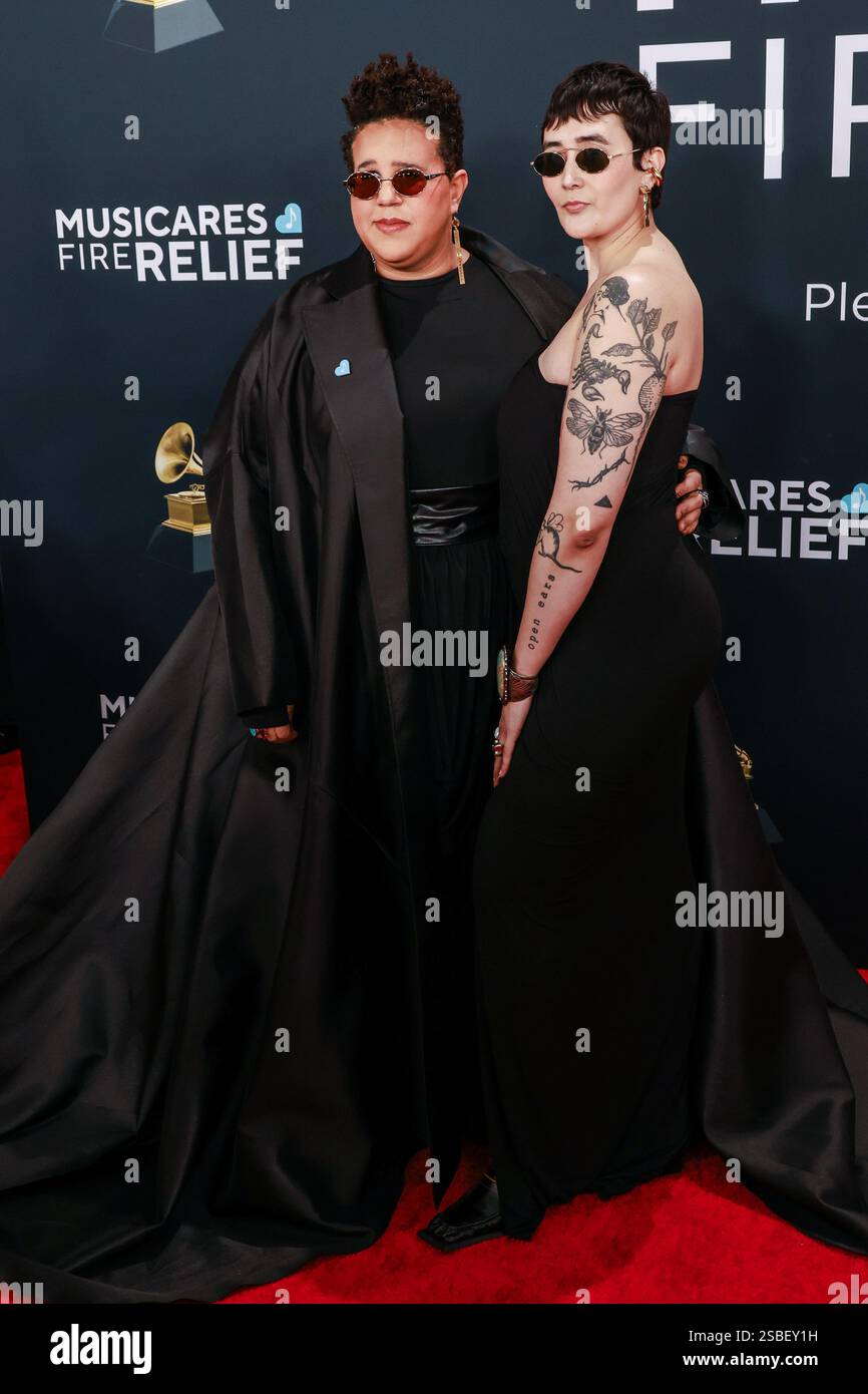 Los Angeles, USA. 02nd Feb, 2025. Brittany Howard and Anna-Maria ...