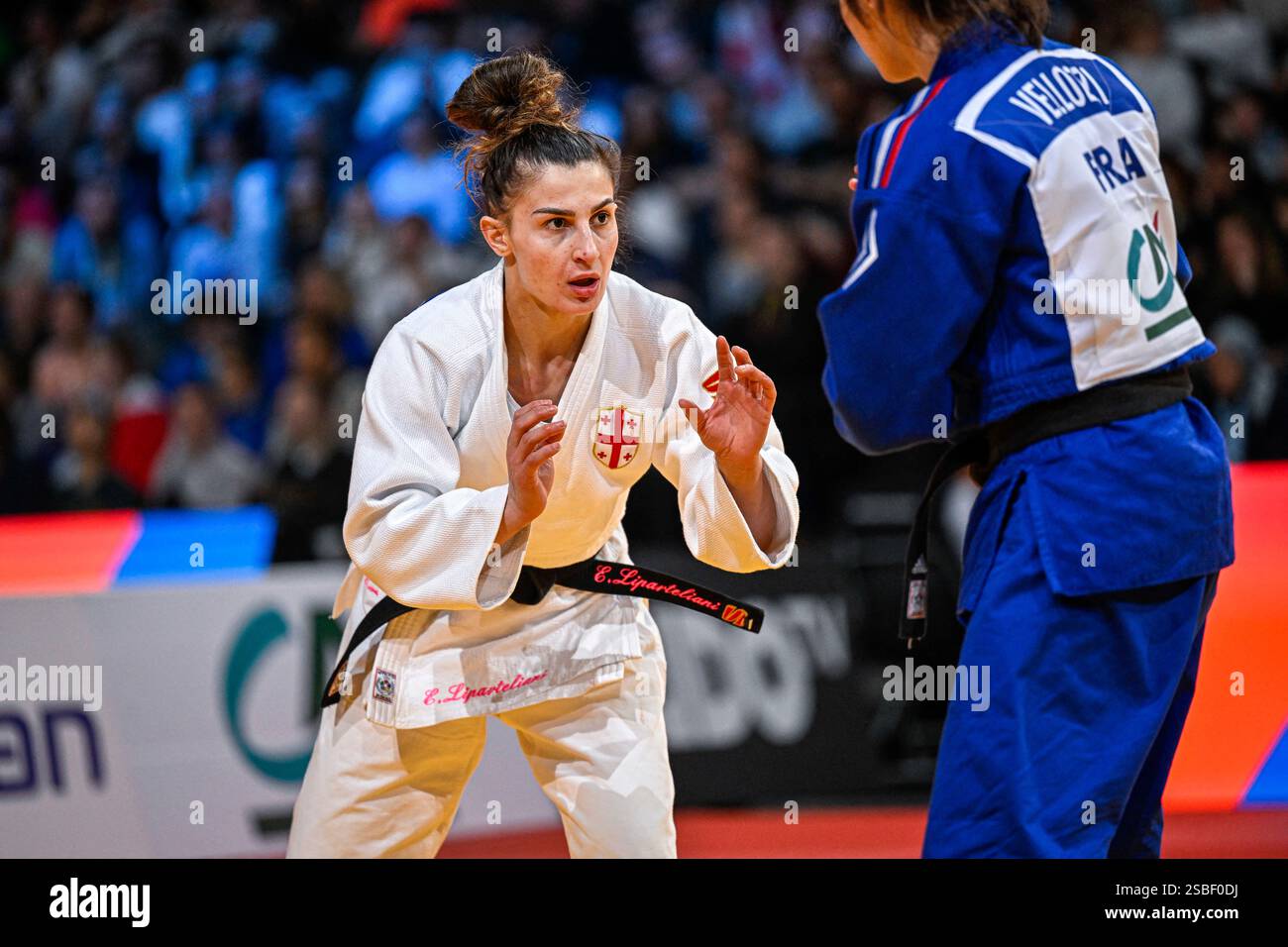 Paris, France. 01st Feb, 2025. Eteri Liparteliani during the Paris Grand Slam 2025 IJF World ...