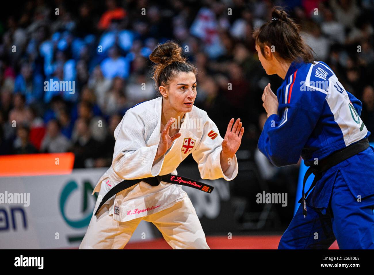 Paris, France. 01st Feb, 2025. Eteri Liparteliani during the Paris Grand Slam 2025 IJF World ...
