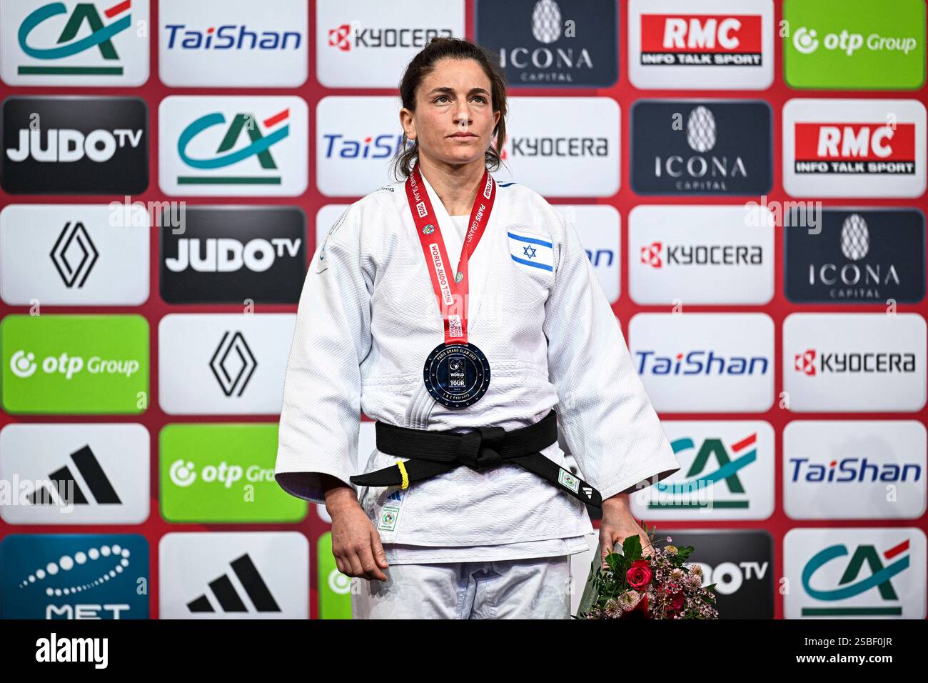 Timna Nelson Levy of Israel during the Paris Grand Slam 2025 IJF World ...