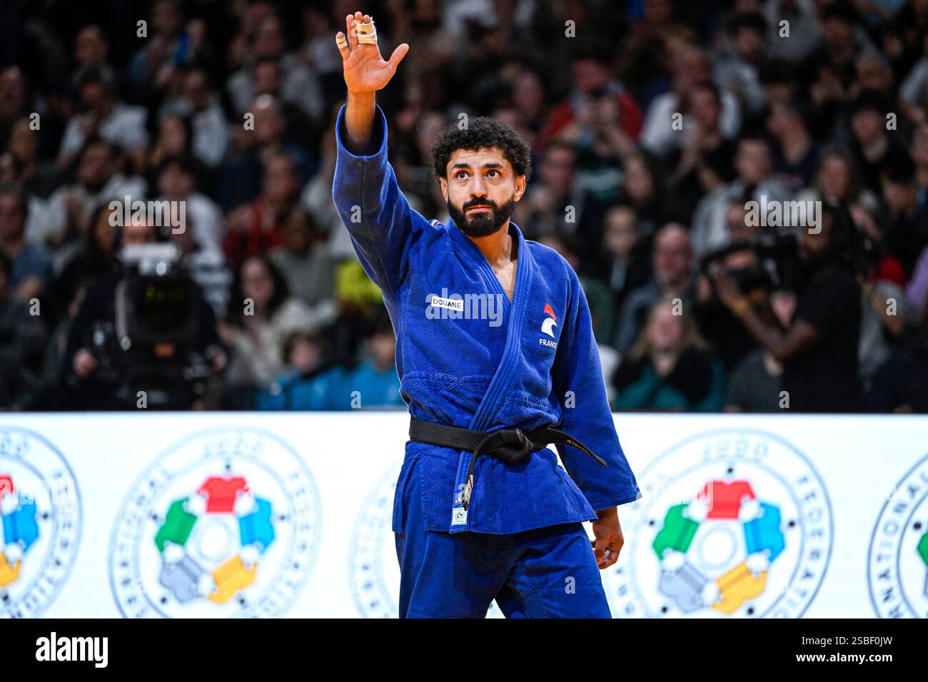 Paris, France. 01st Feb, 2025. Walide Khyar during the Paris Grand Slam ...