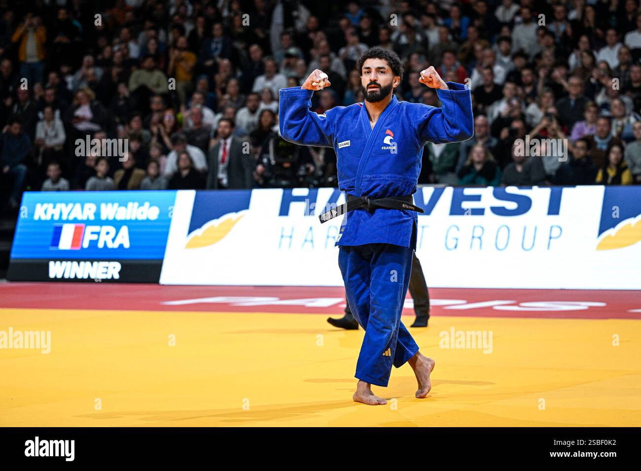 Paris, France. 01st Feb, 2025. Walide Khyar during the Paris Grand Slam ...