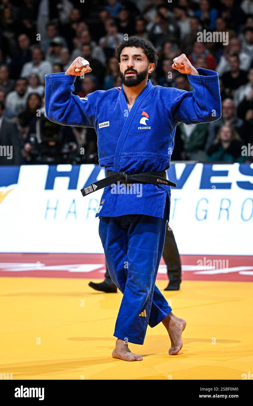 Paris, France. 01st Feb, 2025. Walide Khyar during the Paris Grand Slam ...