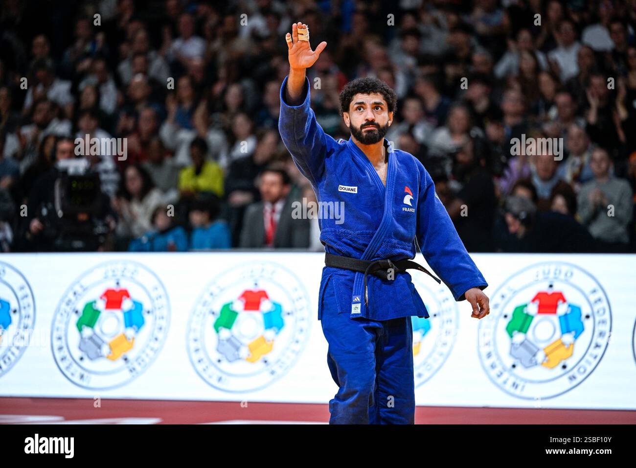 Paris, France. 01st Feb, 2025. Walide Khyar during the Paris Grand Slam ...