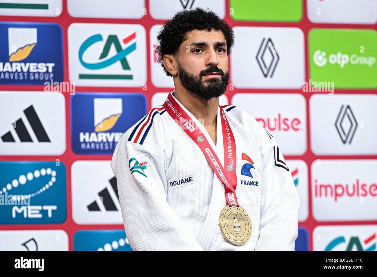 Paris, France. 01st Feb, 2025. Walide Khyar during the Paris Grand Slam ...