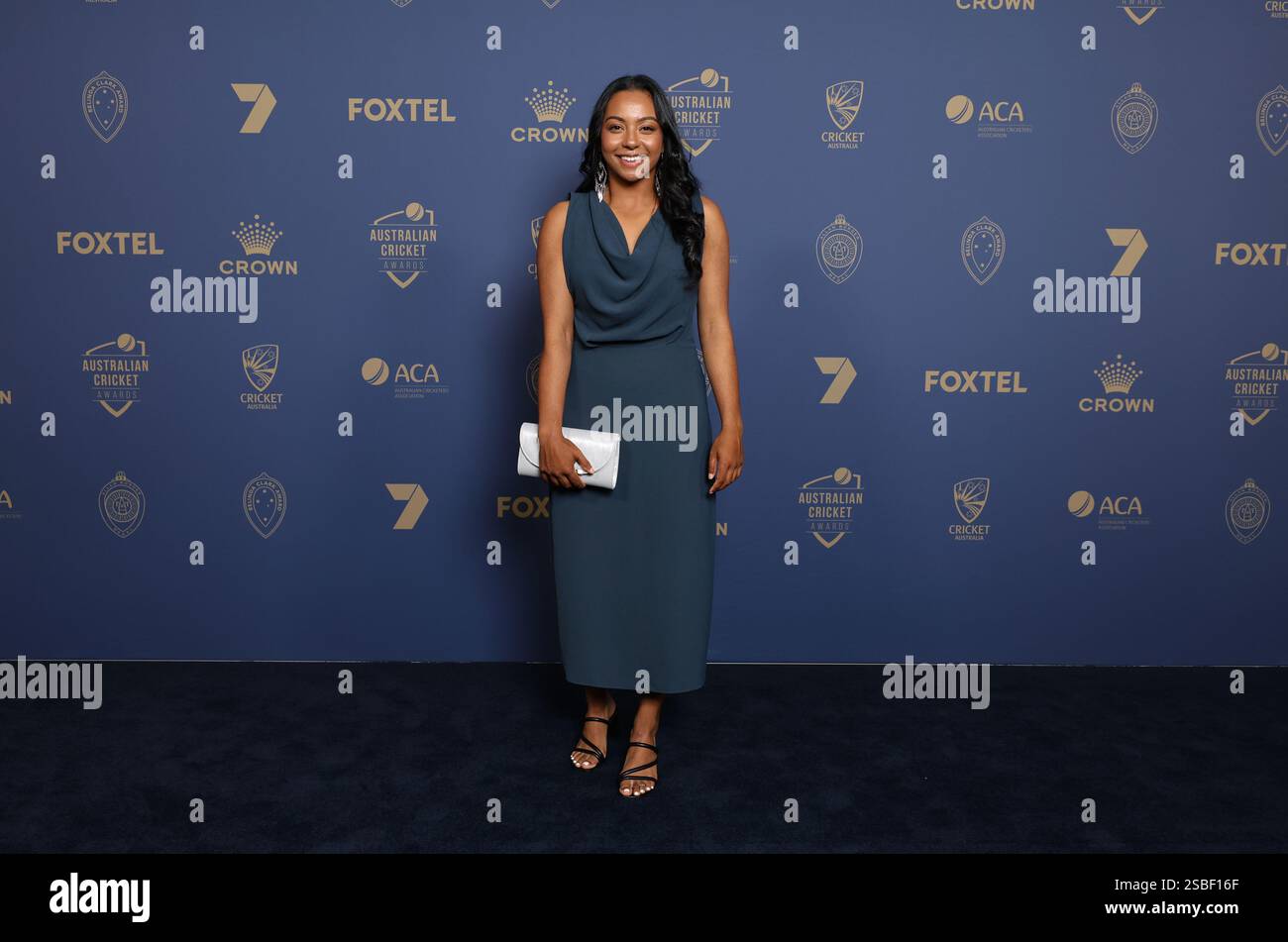 Melbourne, Australia. 03rd Feb, 2025. Alana King on arrival to the 2025 ...