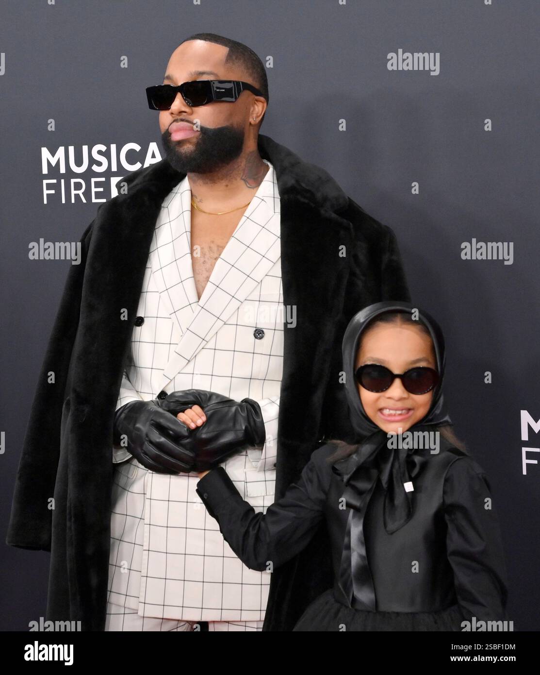 Los Angeles, Ca. 02nd Feb, 2025. Kenyon Dixon and Isley-Rose Dixon ...