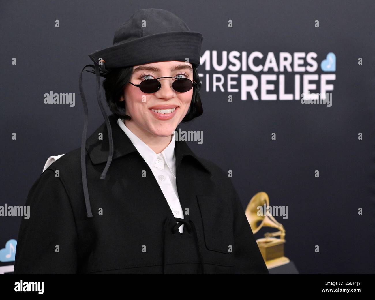 Los Angeles, Ca. 02nd Feb, 2025. Billie Eilish arrives for the 67th Annual Grammy Awards at ...
