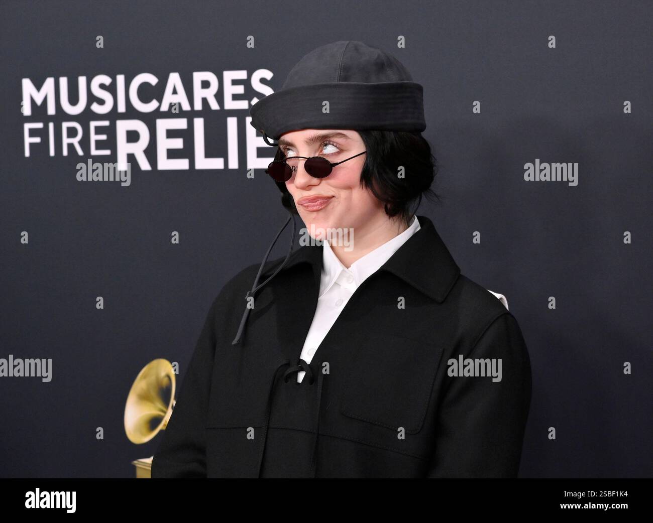Los Angeles, Ca. 02nd Feb, 2025. Billie Eilish arrives for the 67th Annual Grammy Awards at ...