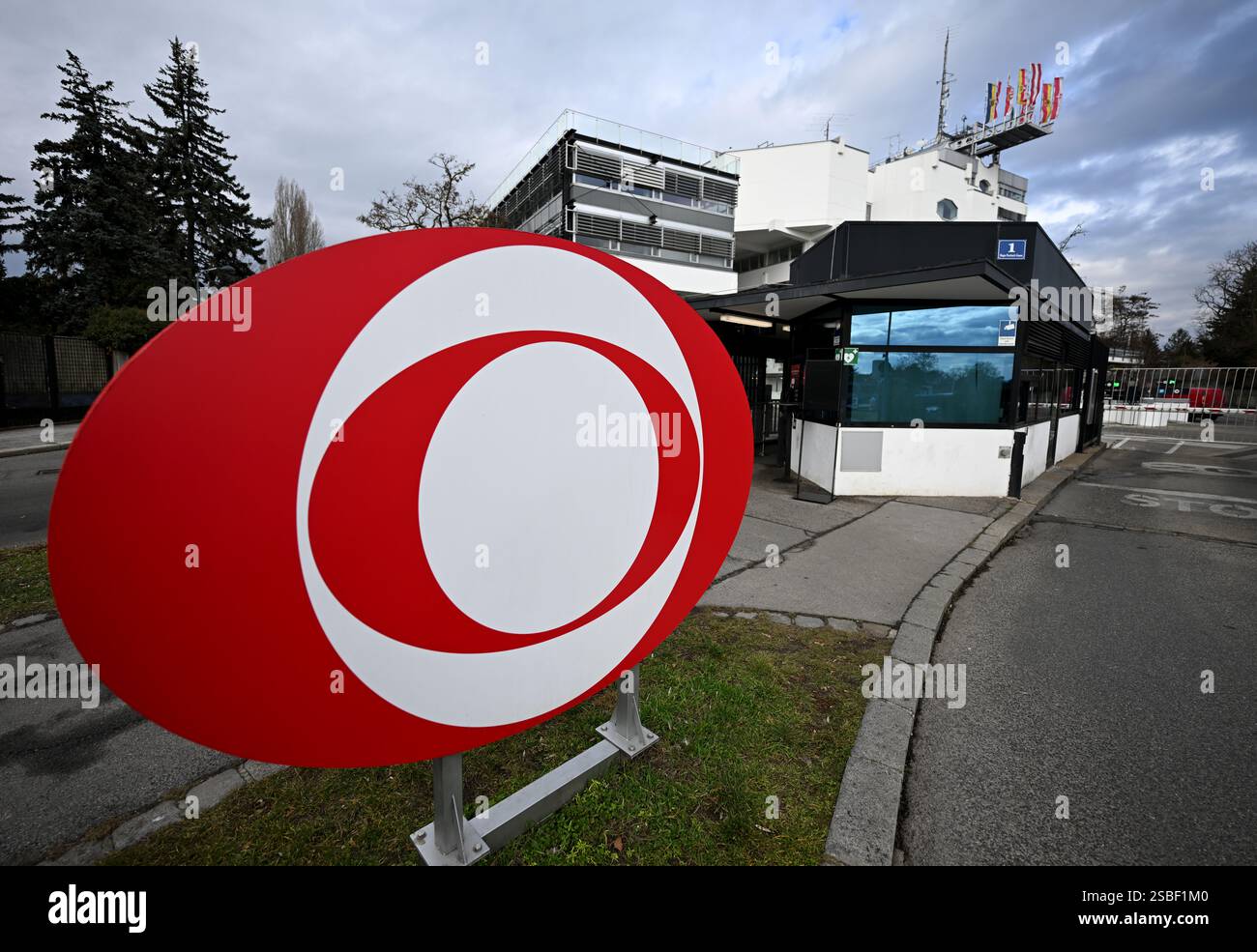 The ORF center at Künigelberg in Vienna, photographed on January 31 ...
