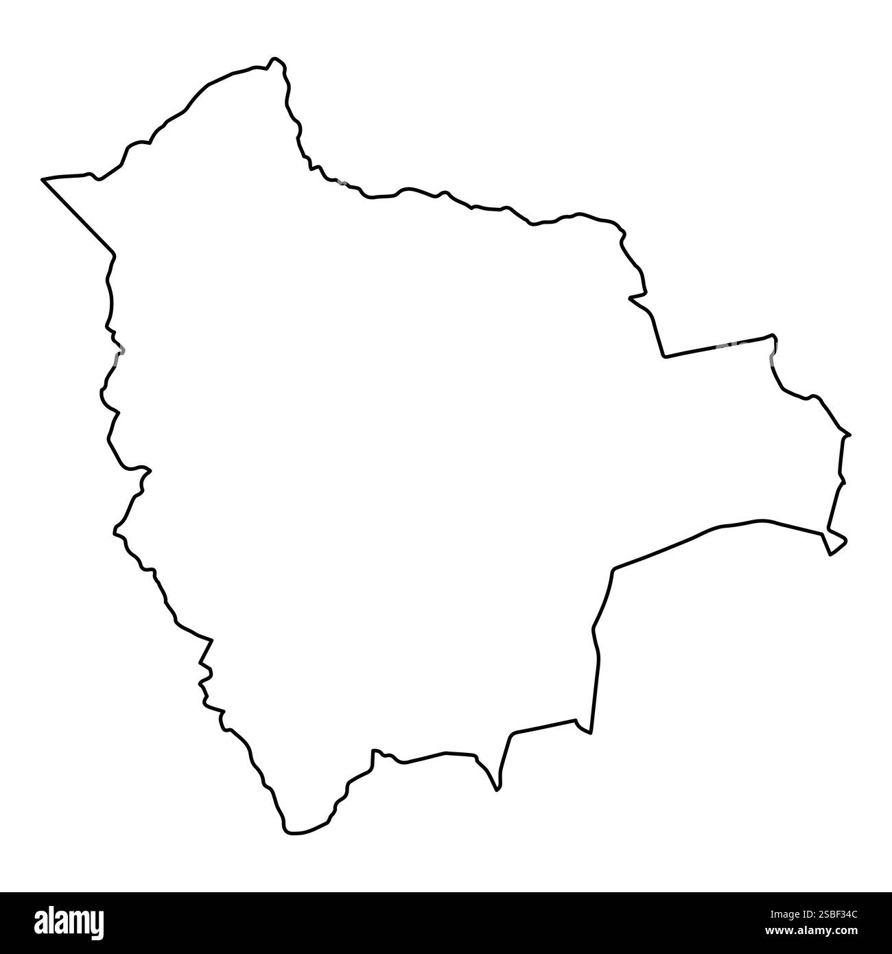 Map of bolivia hi-res stock photography and images - Alamy