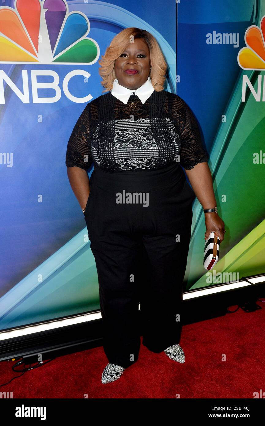 Retta - Marietta Sangai Sirleaf arriving at the NBCUniversal Upfront ...