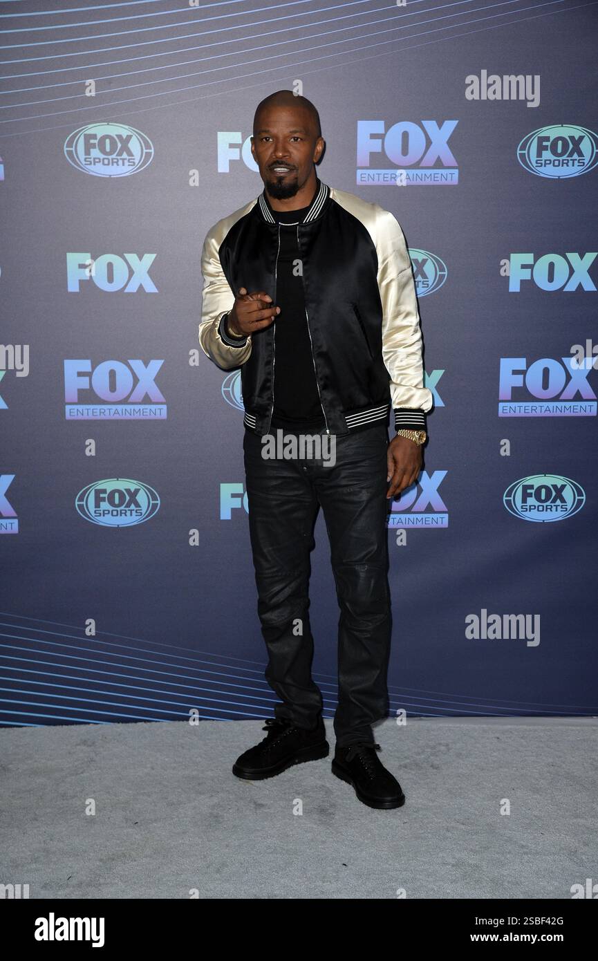 Jamie Fox arriving at the Fox Upfront Presentation at Central Park's ...