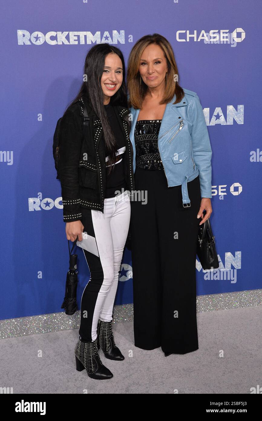 Jenna Ruggiero and Rosanna Scotto attending 'Rocketman' film premiere ...