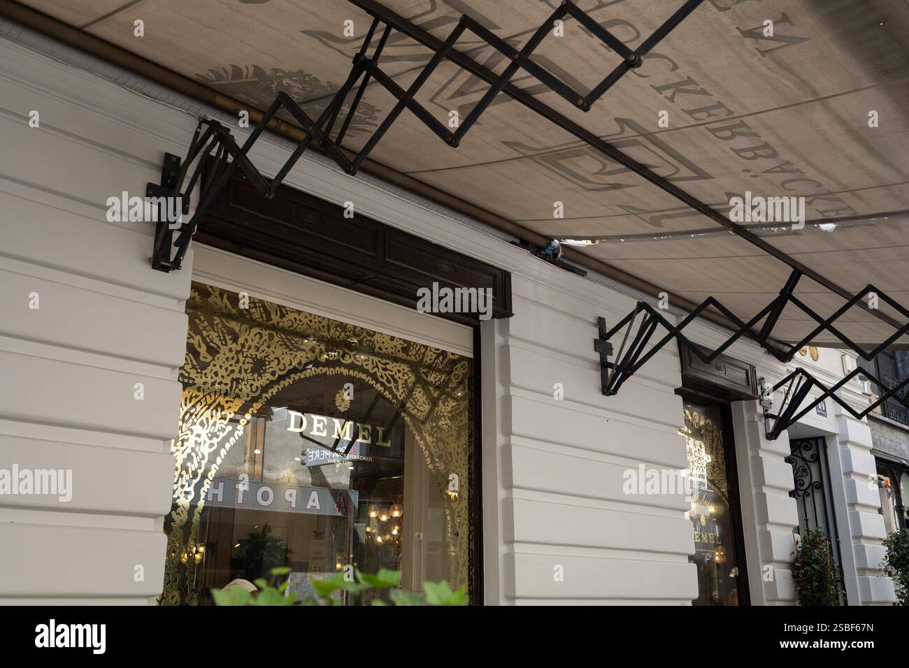 The Iconic Demel Cafe in Vienna, Austria Stock Photo - Alamy