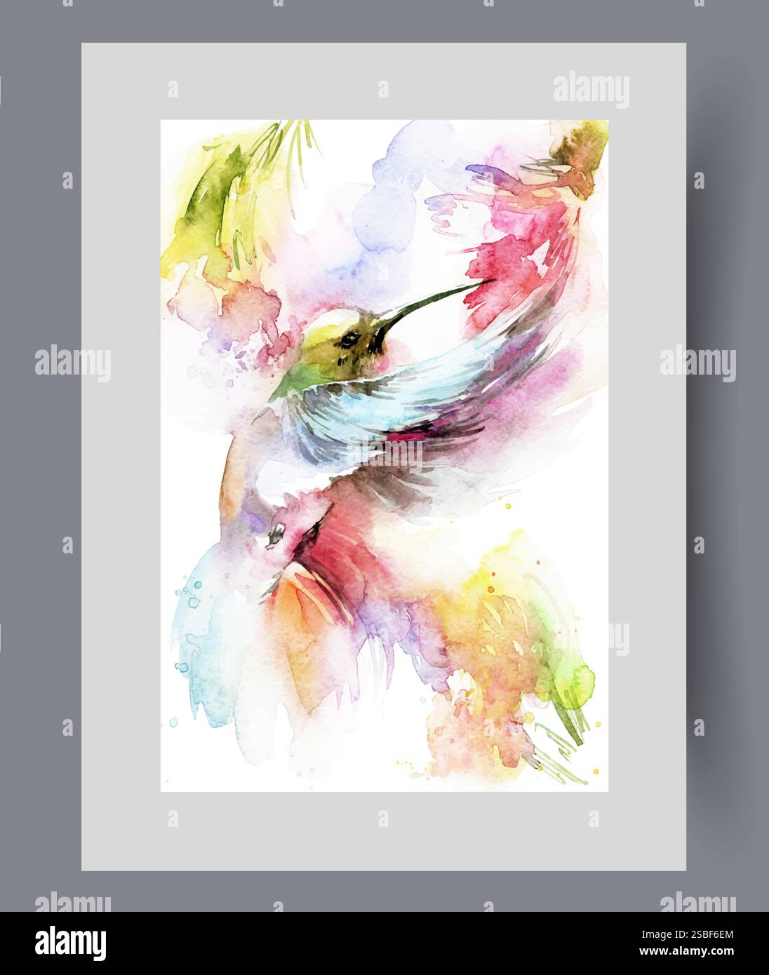 Nectar eating bird Stock Vector Images - Alamy