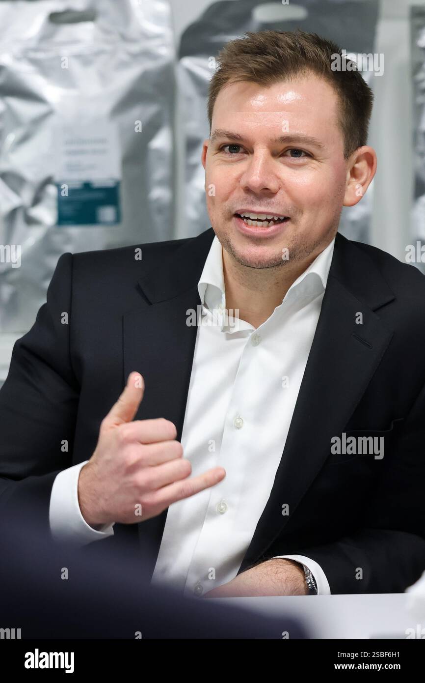 20 January 2025, Saxony, Leipzig: Stefan Fritsch, Managing Director of ...