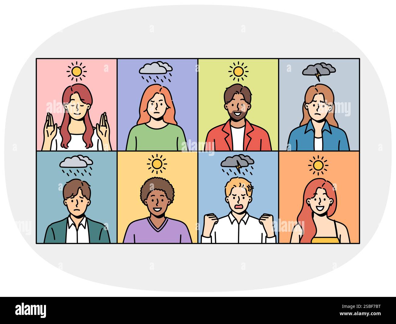 Climate swings Stock Vector Images - Alamy