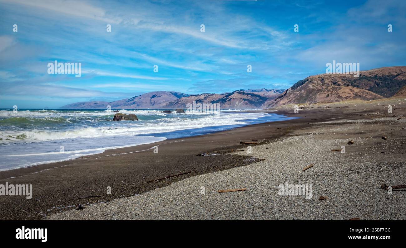 The Mattole beach on the lost Coast in California Stock Photo - Alamy
