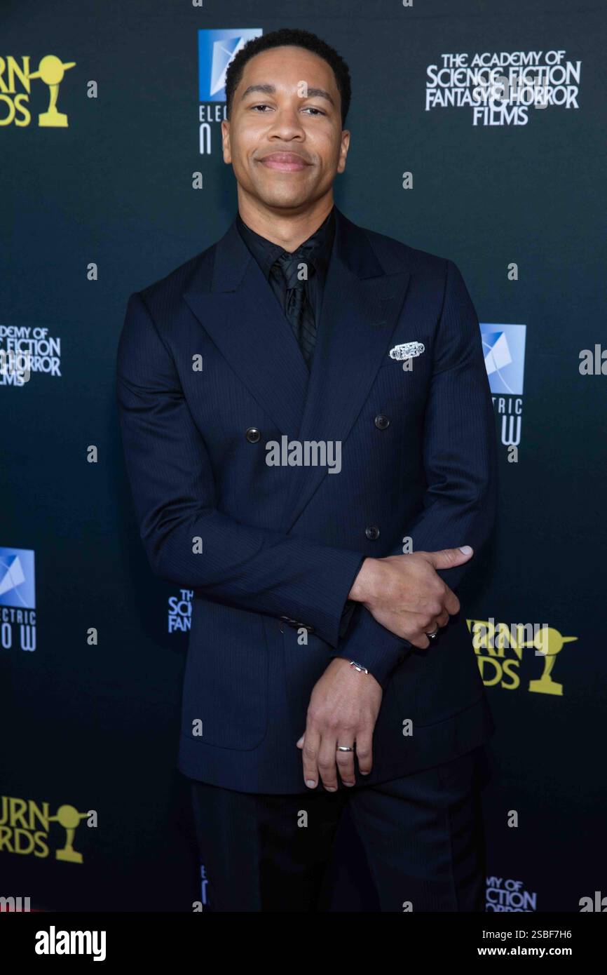 February 2, 2025, Universal City, California, USA: AARON MORTON attends the 52nd Annual Saturn ...