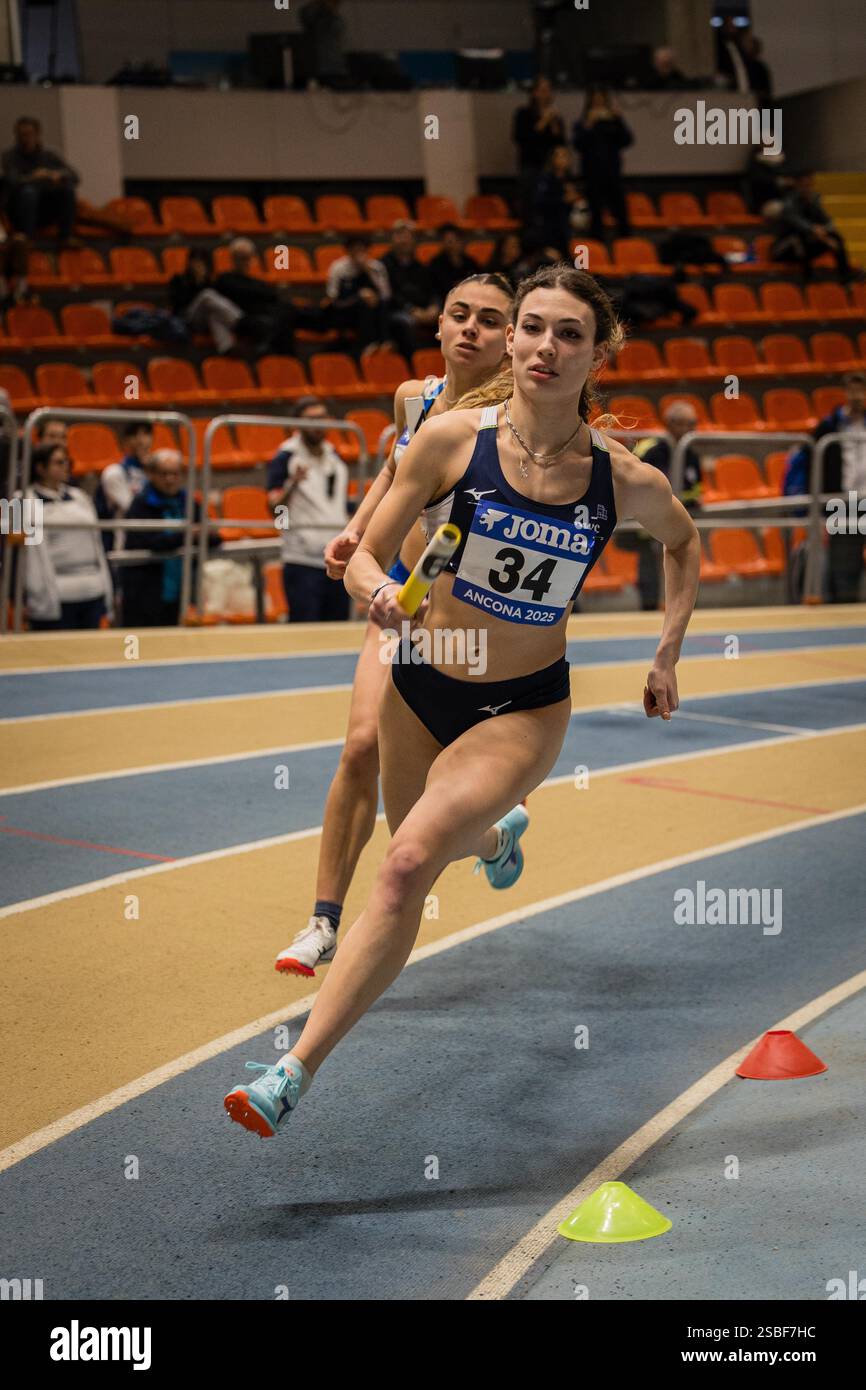 Ancona, Italy. 02nd Feb, 2025. Elisa Valensin during Campionato ...