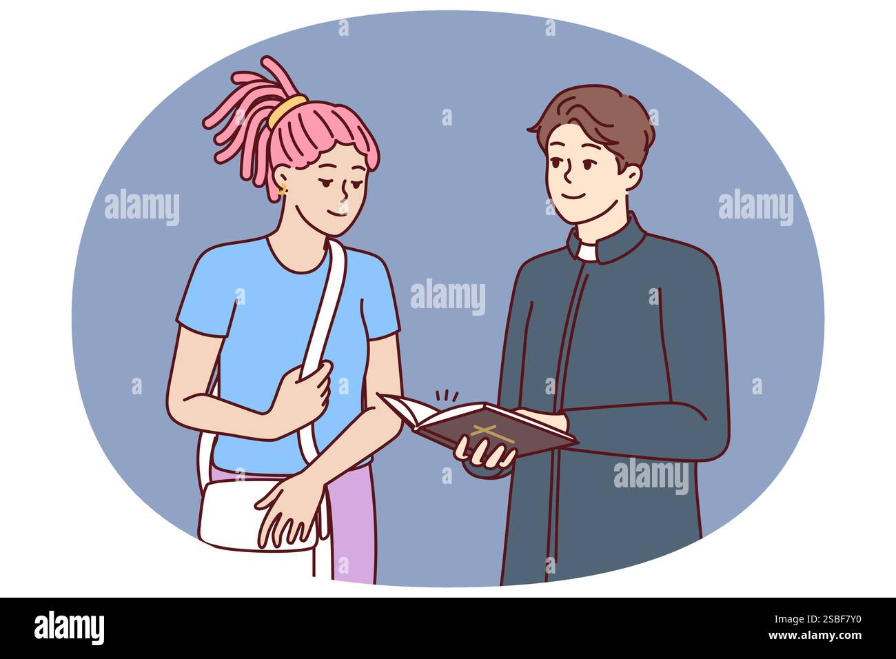 Female priest communion hi-res stock photography and images - Alamy