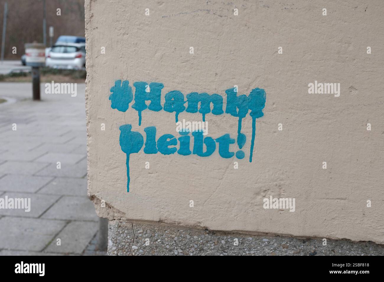 Graffiti Hambi bleibt an Hauswand Graffiti Hambi bleibt an Hauswand ...