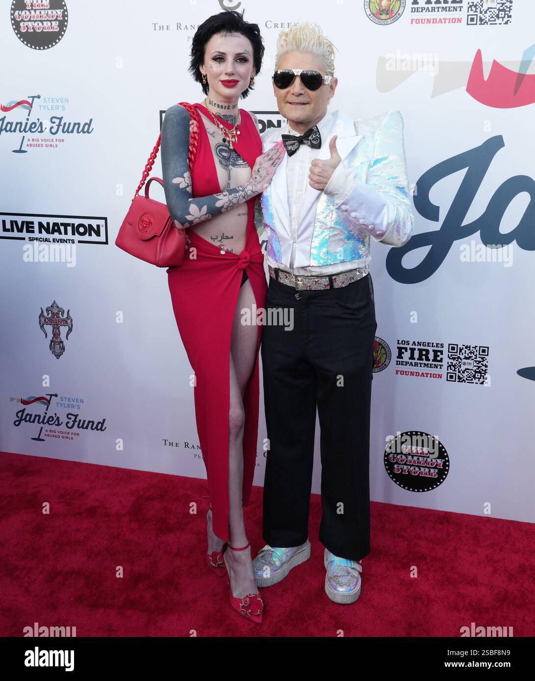 Los Angeles, USA. 02nd Feb, 2025. (L-R) Adrien Skye and Corey Feldman ...