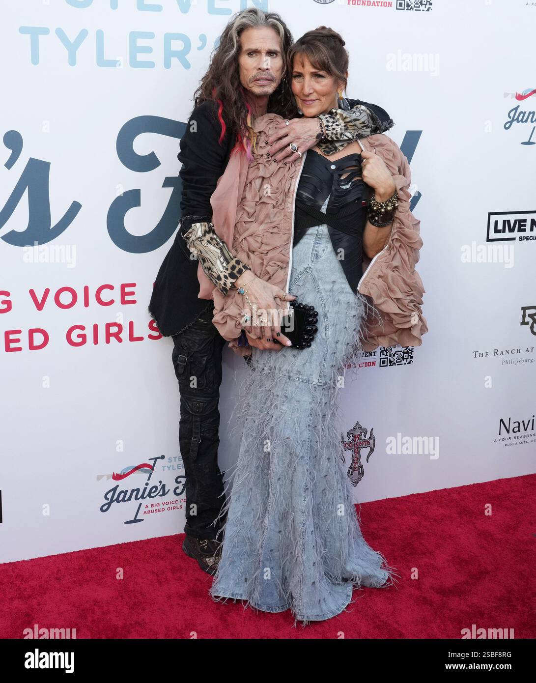 (L-R) Steven Tyler and Edie Allen at the 6th Annual Jam for Janie ...