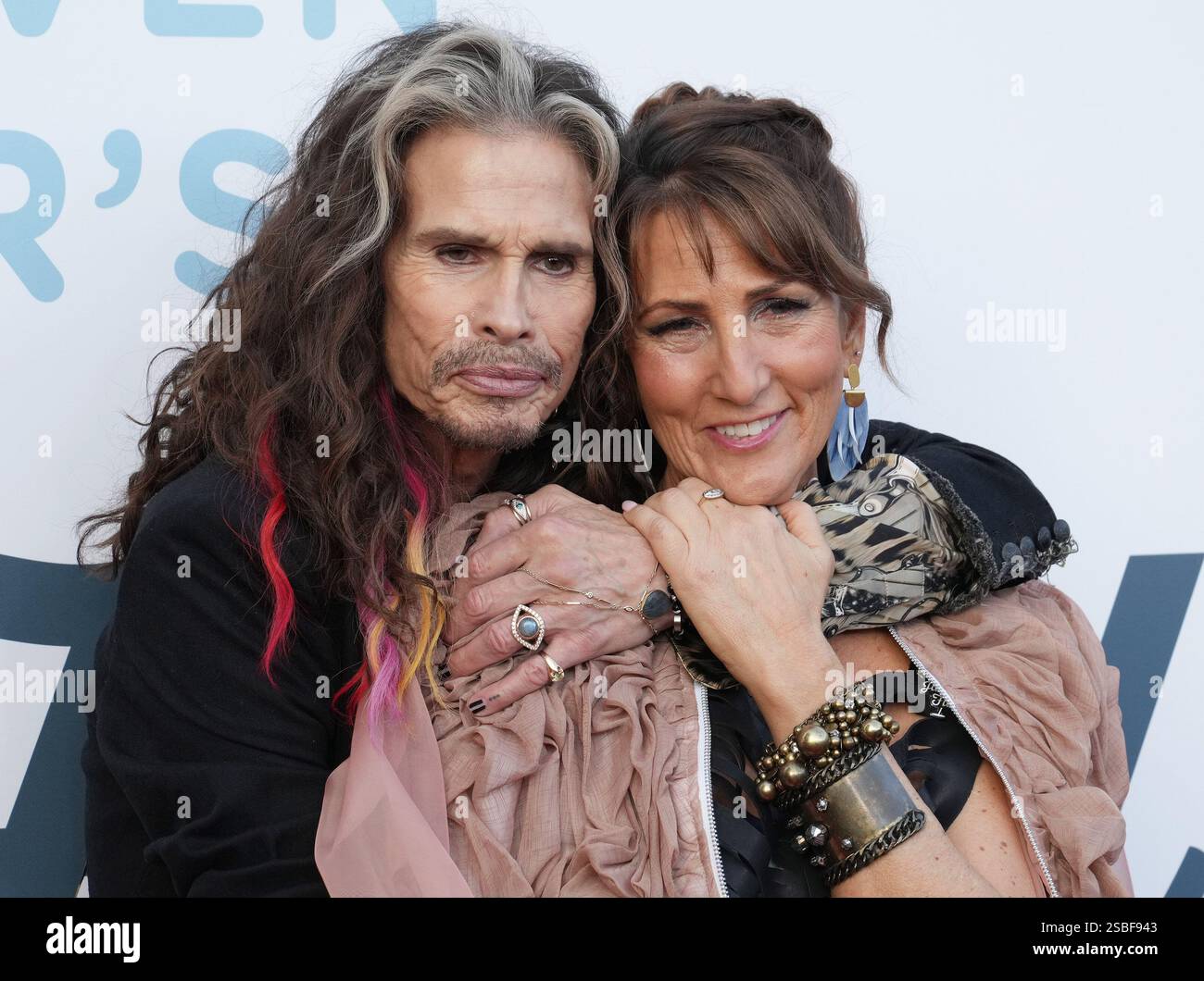 (L-R) Steven Tyler and Edie Allen at the 6th Annual Jam for Janie ...