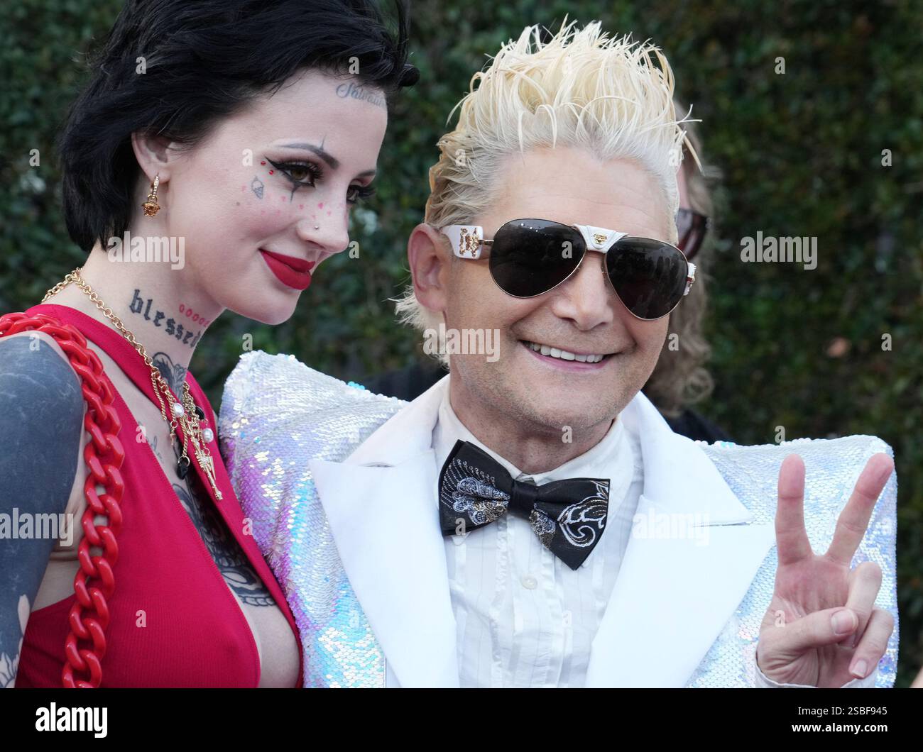Los Angeles, USA. 02nd Feb, 2025. (L-R) Adrien Skye and Corey Feldman ...