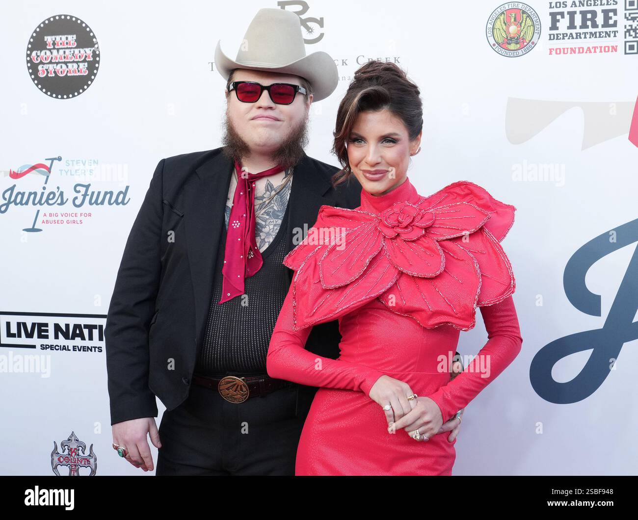 Los Angeles, USA. 02nd Feb, 2025. (L-R) Marcus King and Briley King ...