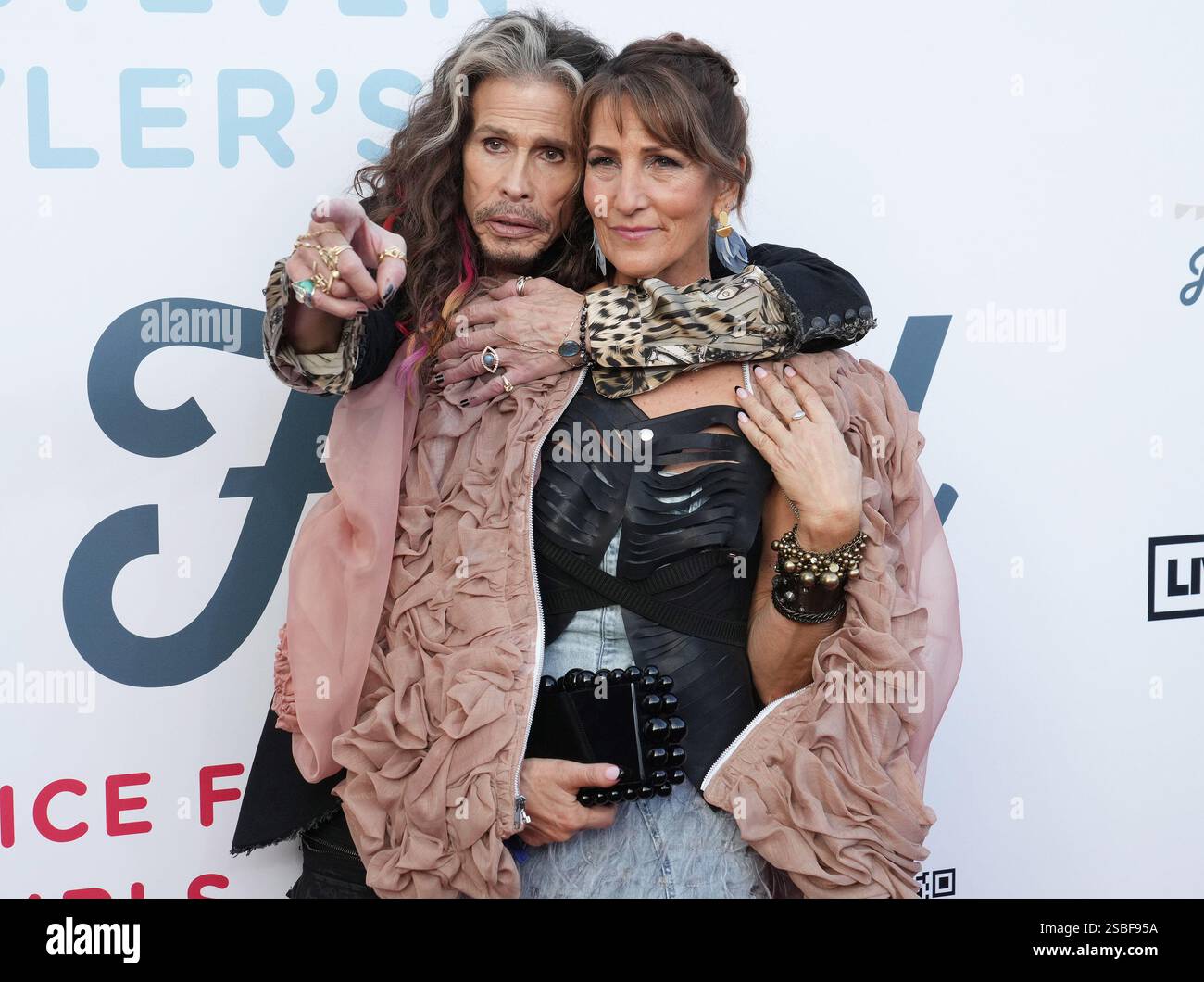 (L-R) Steven Tyler and Edie Allen at the 6th Annual Jam for Janie ...