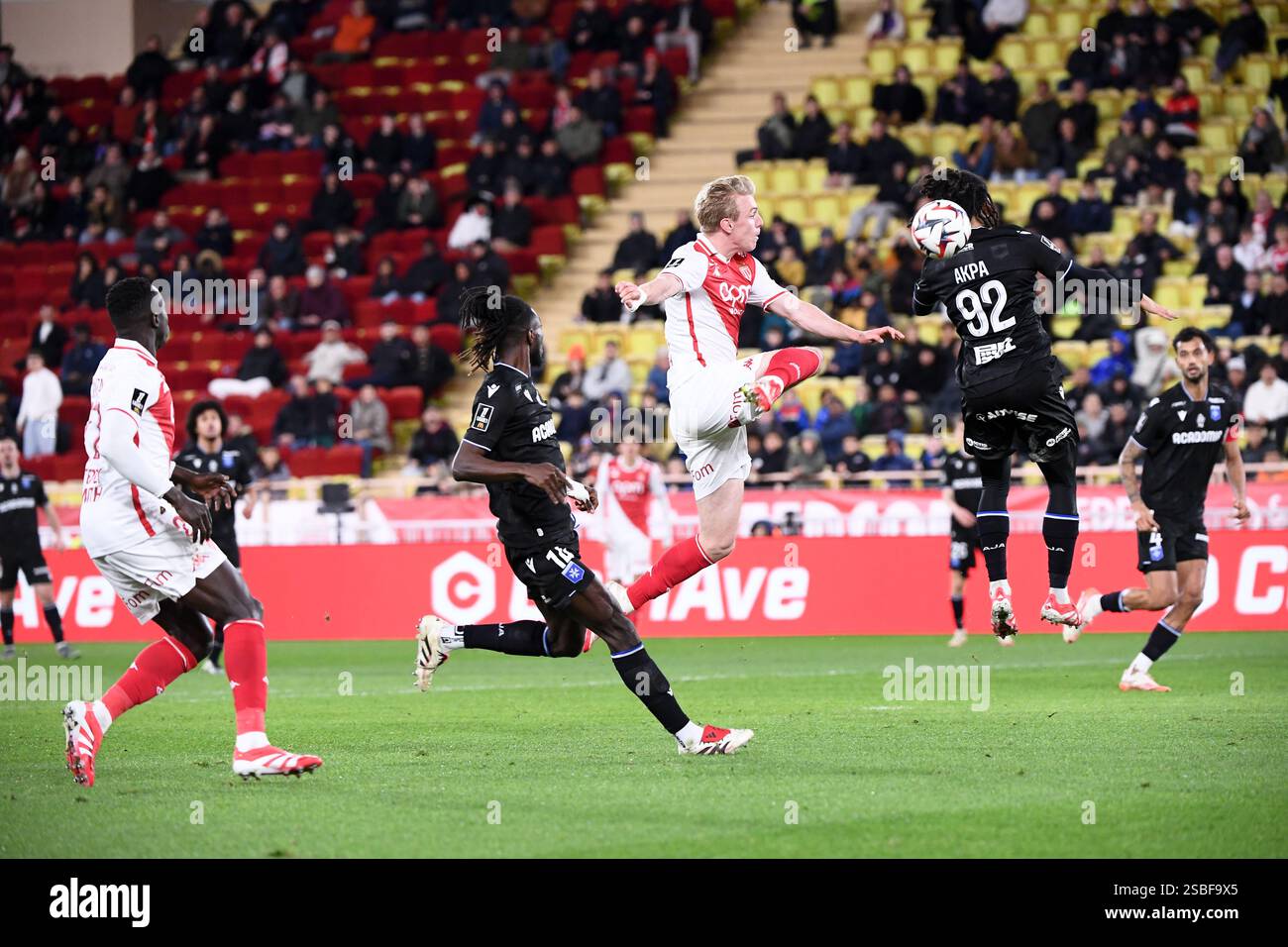France. 01st Feb, 2025. 14 Mika BIERETH (asm) during the Ligue 1 ...