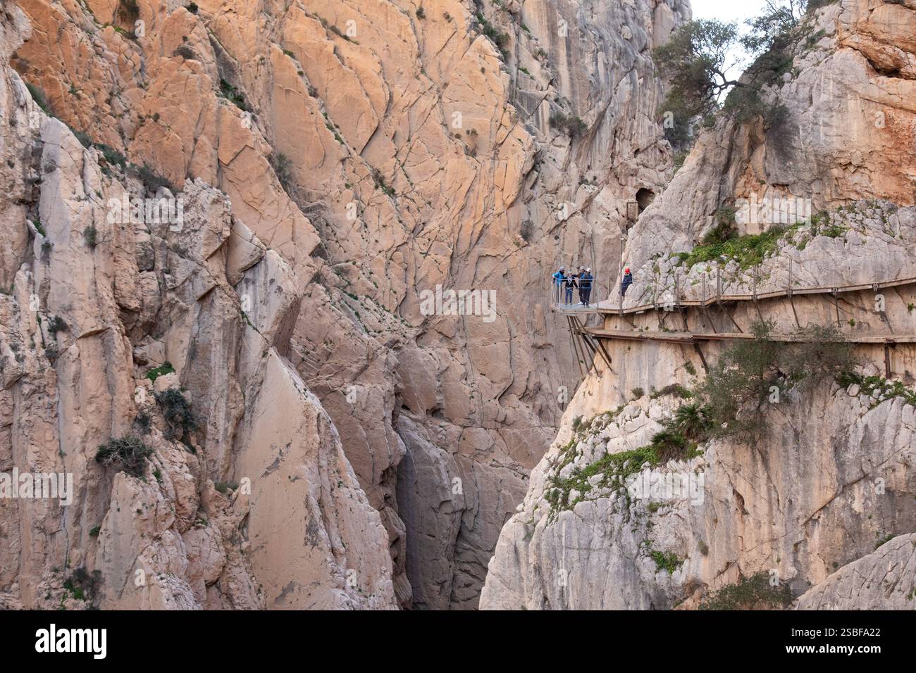 Malaga, Andalusia, Spain - 28-12-2024: Caminito del Rey, famous ...
