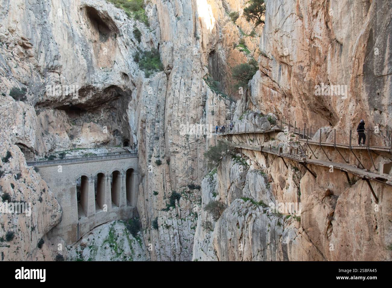 Malaga, Andalusia, Spain - 28-12-2024: Caminito del Rey, famous ...